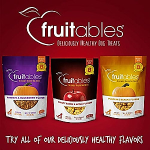 Fruitables Greek Yogurt Dog Treats – Healthy Dog Treats – Yogurt Treats for Dogs - Strawberry and Pumpkin Flavor – 7 Ounces