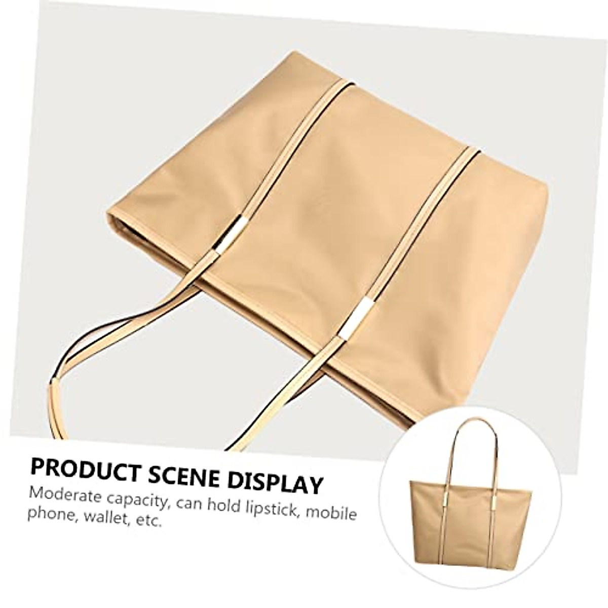 TENDYCOCO 1pc Shoulder Bags Canvas Shoulder Bag Canvas Tote Bags Tote Bag for Women Tote Bag Girls Single Shoulder Pouch Handbag Women Casual Bag All-match Shoulder Pouch One-shoulder Bag