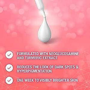 Neutrogena Bright Boost Illuminating Face Serum with Neoglucosamine & Turmeric Extract for Even Skin Tone, Resurfacing Serum for Face to Reduce Dark Spots & Hyperpigmentation, 1 Fl Oz