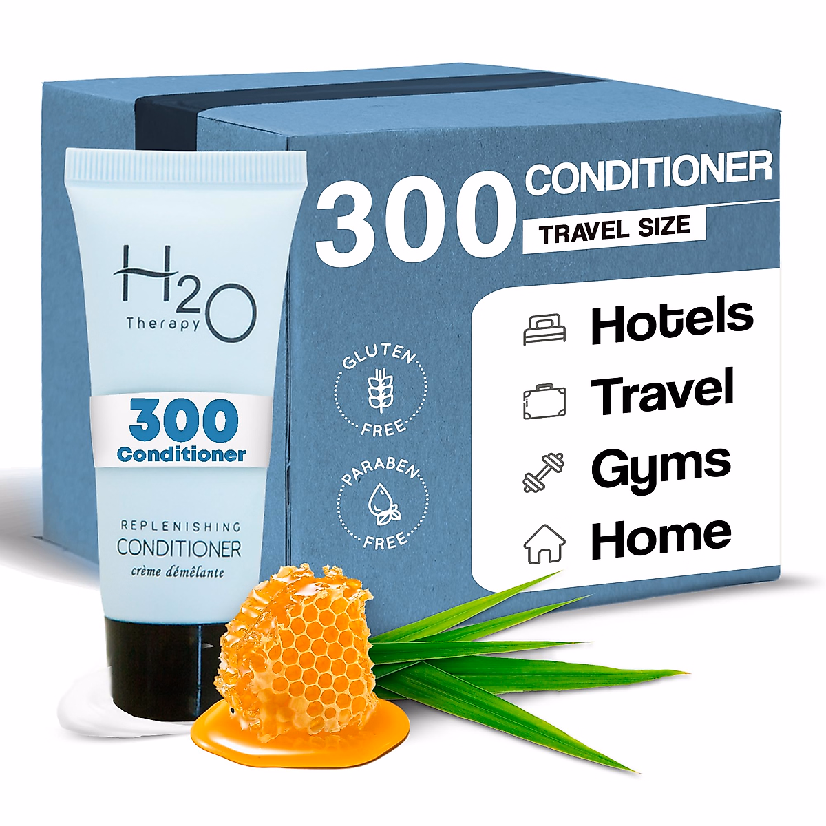 H2O Therapy Conditioner, Travel Size Hotel Hospitality, 0.85 oz (Case of 300)