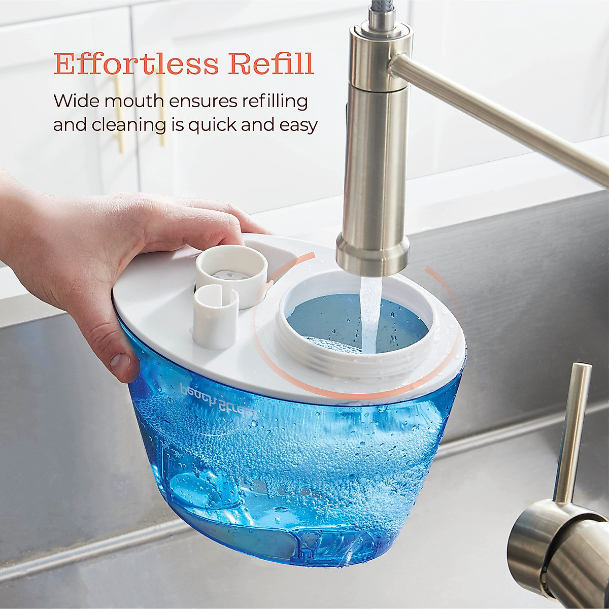 Cool Mist Humidifiers for Bedroom - 2.2L Water Tank, Baby, Office, Quiet Ultrasonic Air Vaporizer, Adjustable Mist Level, 360 Nozzle Rotation, Auto-Shut Off, Large Area Humidifier Easy Fill and Clean