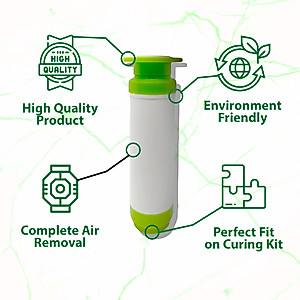 Burp Lids Single Manual Pump for Curing, Harvesting, Manual Burping, Fit's All Burp Lids