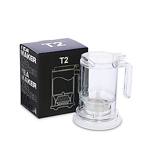 T2 A30000164 Teamaker Infuser and BPA-Free Plastic, Loose Leaf Tea Maker, 500ml, Clear