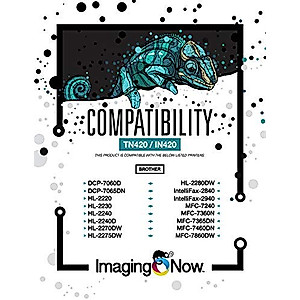 IMAGINGNOW – Eco-Friendly OEM Toner Compatible with Brother TN-420, TN420 – Premium Cartridge Replacement for Printers HL-2270DW MFC-7860DW