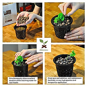 2 lbs xGarden LECA Expanded Clay Pebbles - Horticultural Grade for Soil Hydroponics Aquaponics