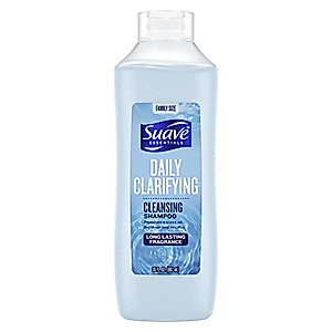 Suave Essentials Anti Residue Shampoo for Normal to Oily Hair Daily Clarifying Hair Shampoo with Deep Cleansers 30 oz