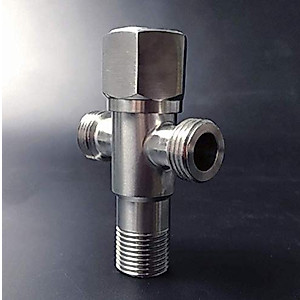 JIYTG Toilet Brush Hand Held Bidet Sprayer Stainless Steel Spraye Toilet Bidet Shower Head with Hose and Bracket Holder Bidet Bidet Washer 304 Stainless Steel Toilet Spray Gun Faucet Set