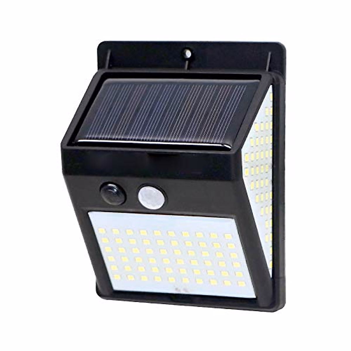 3Sided 140LED PIR Motion Sensor Sunlight Control Solar Energy Street Lamp Yard Path Home Garden Solar Power Induction Wall Light
