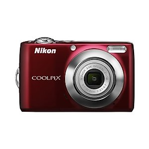 Nikon Coolpix L22 12.0MP Digital Camera with 3.6x Optical Zoom and 3.0-Inch LCD (Red-primary)