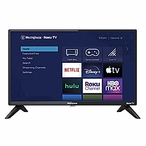 Westinghouse 24" HD Smart Roku TV, 720p High Definition Smart TV with Wi-Fi Connectivity and Mobile App, Flat Screen TV Compatible with Apple Home Kit, Alexa and Google Assistant, 2023 Model