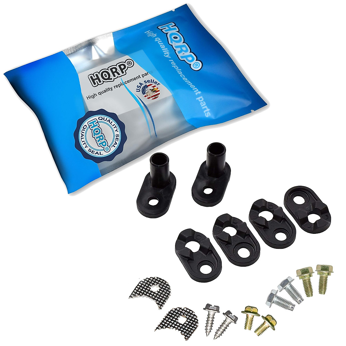 HQRP Door Closer Kit compatible with Whirlpool 4318165 WPW10329686 WP2182179 AP3103517 PS358690 2182178 Refrigerator Replacement