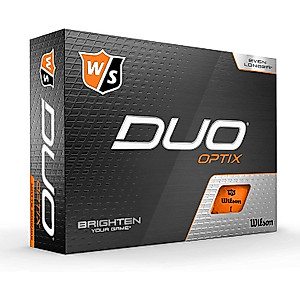 WILSON Staff Duo Optix Golf Ball - Orange