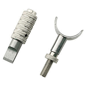 Tegg Swivel Knife Stainless Steel Precision Leathercraft Swivel Knife with Straight Blade Leather Cutting Tool