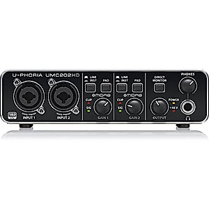Behringer U-Phoria UMC202HD USB Audio Interface