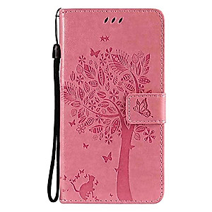 Fansipro Phone Cover Wallet Folio Case for Sony Xperia 1 III, Premium PU Leather Slim Fit Cover for Xperia 1 III, 2 Card Slots, Exactly fit, Pink