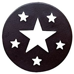 Heart of America Star Candle Jar Lid