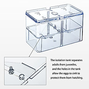 Mini Fish Tank, 3-in-1 Small Betta Bow Tank Stackable Tiny Aquarium Tank - Divided Compartments Beta Fish Tanks for 2 Betas - 2/5 Gallon Fish Bowl for Sea Monkeys Baby Fishes Shrimp Clownfish Guppy