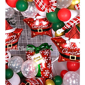 AULE Christmas Balloon Garland Arch Kit 120Pcs Balloons for Xmas