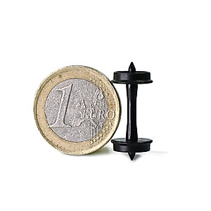 24pcs POM Plastic 33'' Wheels for Model Train 1:87 HO Scale Wheel HP28 (HO Scale)