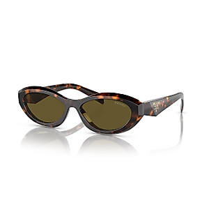 Prada PR 26ZS Honey Tortoise/Dark Brown One Size
