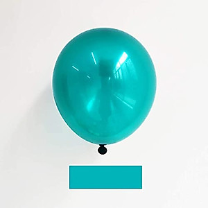 Teal Gold Balloons for Turquoise Gold Black Birthday Decorations for Women/Graduation Decorations 30pcs Teal Gold Balloons Bridal Shower Decorations/Turquoise Gold Black Wedding Decorations