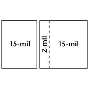 Easy Cover II Rigid Paperback Book Covers 8 1/2 inches H x 5 3/4 inches W 25 per Pack