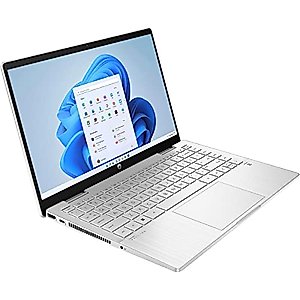 HP 2022 Newest Pavilion x360 2-in-1 Laptop, 12th gen Intel 10-Core i5-1235U, 14" FHD Touchscreen, 8GB DDR4 RAM, 256GB PCIe SSD, Backlit KB, Fingerprint Reader, Windows 11, broag 64GB Flash Stylus