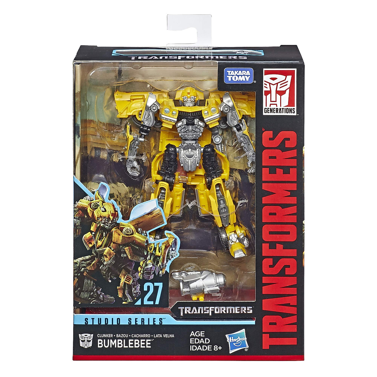 Transformers E4699 Studio Series 27 Deluxe Class Movie 1 Clunker Bumblebee Action Figure