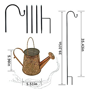 DLAOUM Solar Watering Can Lights - Solar Outdoor Lights Waterproof Warm White Garden Decorations Lights Hanging Lantern Light for Yard Path Landscape Decoration