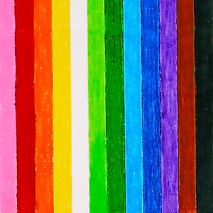 Colorations Tempera Paint Sticks, 144 Pcs, 12 Colors, Non-Toxic, Mess-Free Art Supplies for Kids, Bulk Set for the Classroom