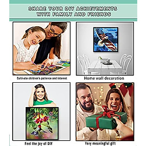12 Pack Diamond Painting Kits for Adults,Diamond Art Birds Animals HD Canvas DIY 5D Full Drill Round Crystal Rhinestone Gem Arts Dots Diamonds Craft Paint for New Home Wall Decor - 12x12inch X12PCS