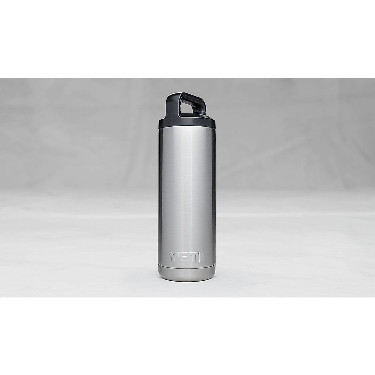 YETI Rambler 18 oz Bottle, Vacuum Insulated, Stainless Steel with TripleHaul Cap, Stainless
