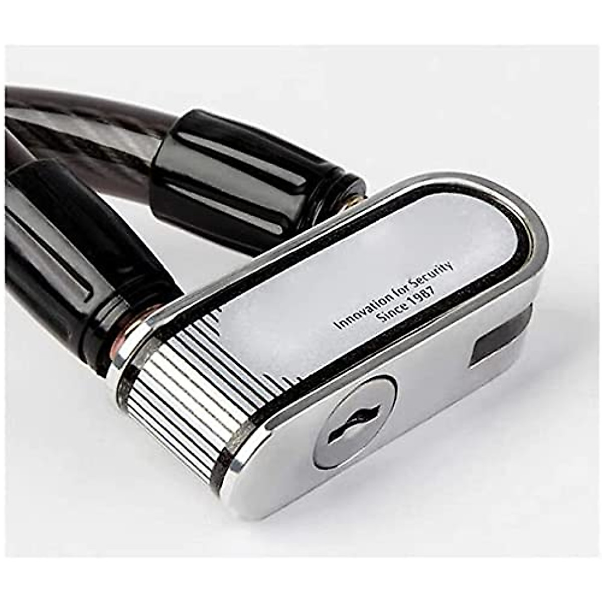 VIGAT Steel Cable Lock Bicycle Lock Anti-Theft Lock, Alloy Steel Lock, 80Cm Long, Suitable for Mountain Bikes, Motorcycles, Electric Cars, Gates