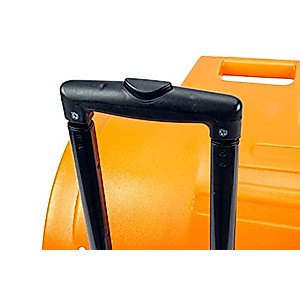 Generic 3-Speed Air Mover 1.3HP 5000 CFM Powerful Floor Blower Carpet Dryers Janitoral Floor Dryer with Telescopic Handle, Wheels