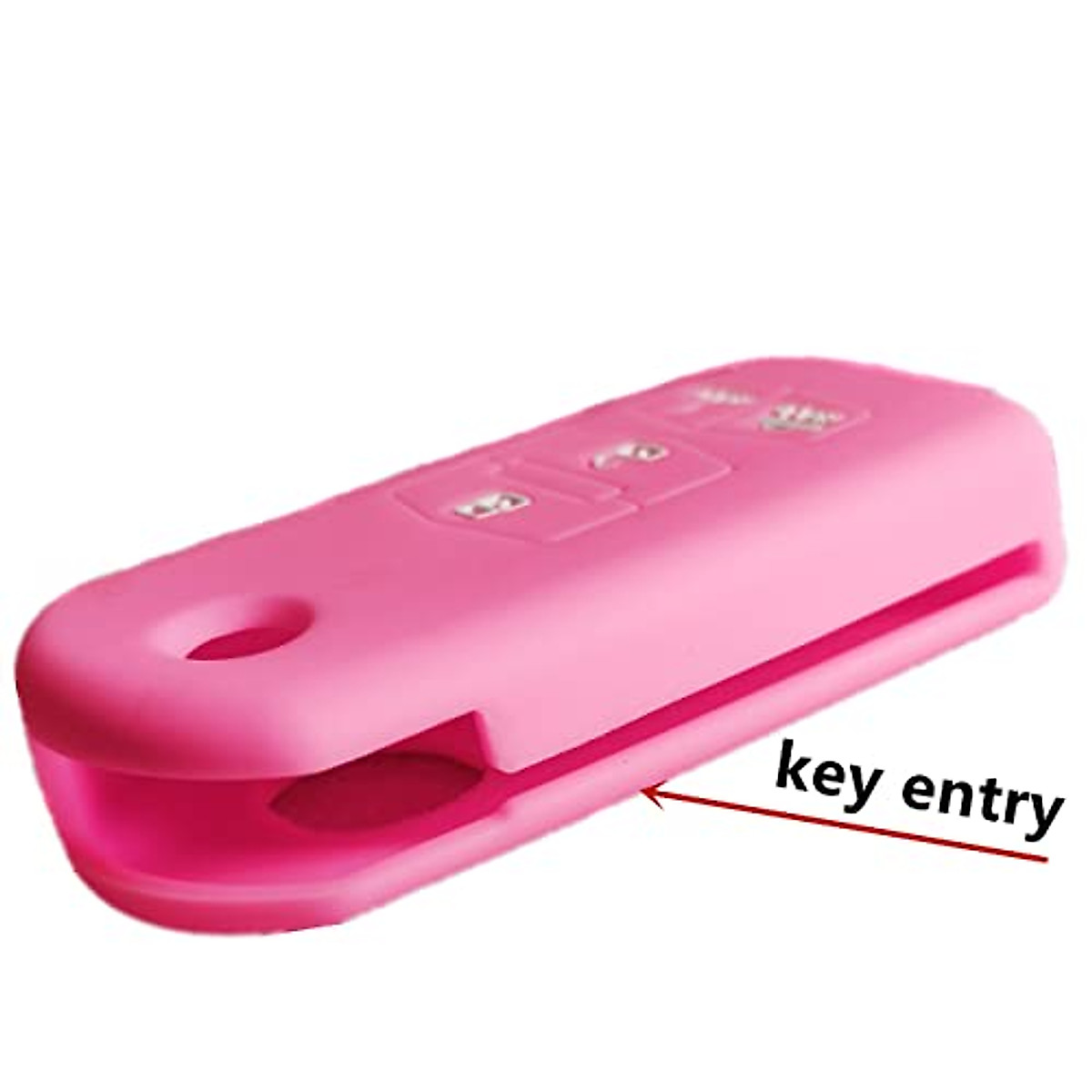Silicone Rubber Key Fob Cover Compatible with Mazda 3 5 6 Mazda CX-7