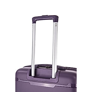 Rockland Pasadena Hardside Spinner Wheel Luggage, Purple, 19", 23", 27"