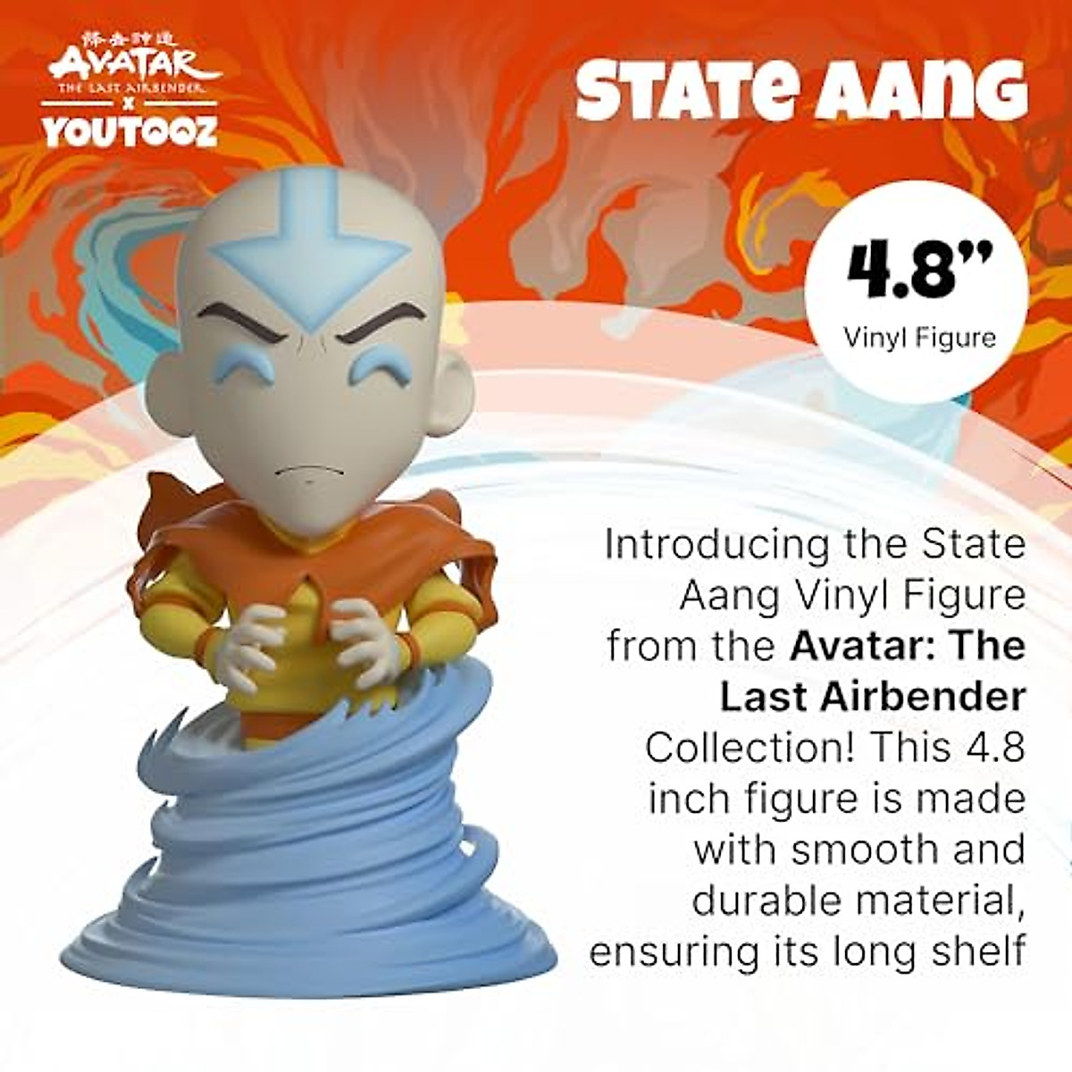 Youtooz Avatar State Aang Figure 4.8" Inch, from Avatar The Last Airbender: Highly Detailed Collectible Figure from Youtooz Avatar The Last Airbender Collection