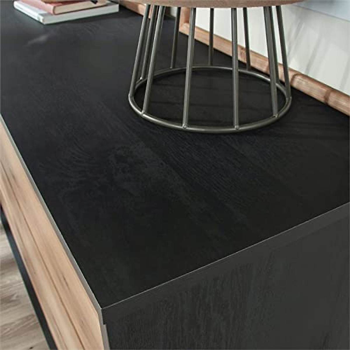 Sauder Acadia Way Modern 6-Drawer Dresser in Raven Oak, Raven Oak Finish