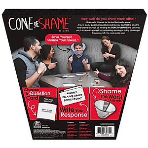 Spin Master Cone of Shame, Guessing Party Game, for Adults and Teens Ages 16 and up