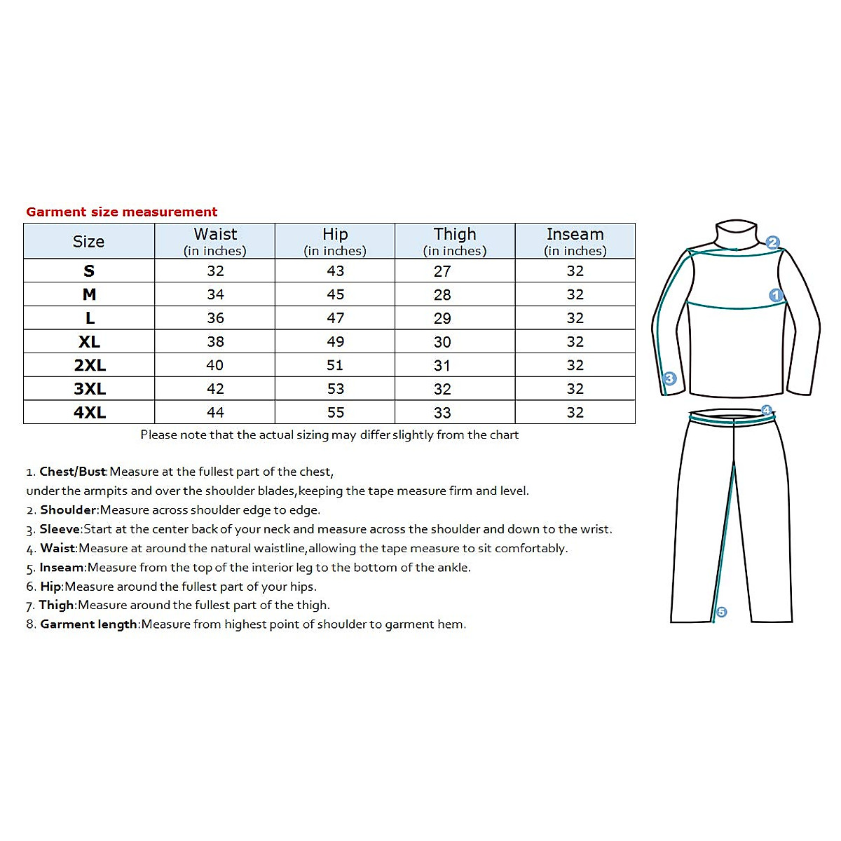 TRAILSIDE SUPPLY CO. Mens-Ski-Snow-Snowboard-Pants, Wind/Waterproof, Insulated, M, Grey