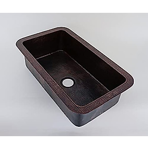 Copper Kitchen Sink Round Corners