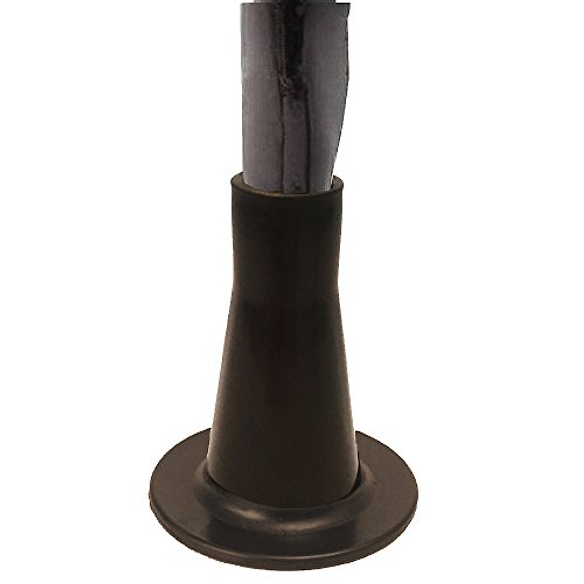 Home Paradise Bed Frame Feet Replacement | Tall Sturdy Cone Shaped Legs | Protect Your Floor by Changing Your Bed Wheels with These Bed Frame Glide | Dark Brown (4)