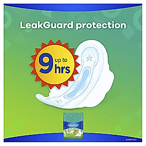 Always Flexi-Wings Long Super Heavy Jumbo Pack Ultra Thin Pads, 0.77 lb