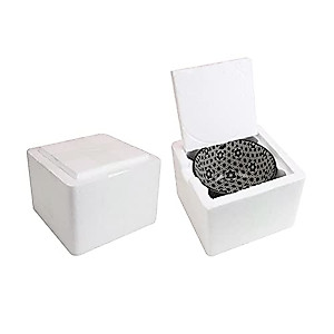 Ceramic Yarn Bowl Large Knitting Bowl, 6.1 x 3.7 Inches, Handmade Yarn Holder for Crocheting, Ball of Yarn for Tangle-Free, Holder for Crochet, Portable Decorative Knitting Bowl