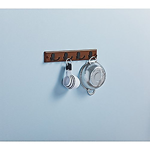 Franklin Brass R37592K-CSI-R Double Prong Robe Hook Rack, 16 in. Cocoa & Soft Iron