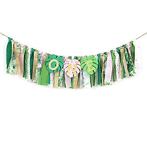 Wild One Banner For 1st Birthday - Wild One Birthday Banner For Photo Booth Props And Backdrop Cake Smash,best Wild One Birthday Decorations For Baby (Pink Safari Highchair Banner)