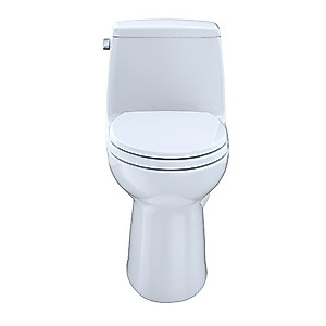 TOTO MS854114E#01 Eco Ultramax Elongated One Piece Toilet, Cotton White