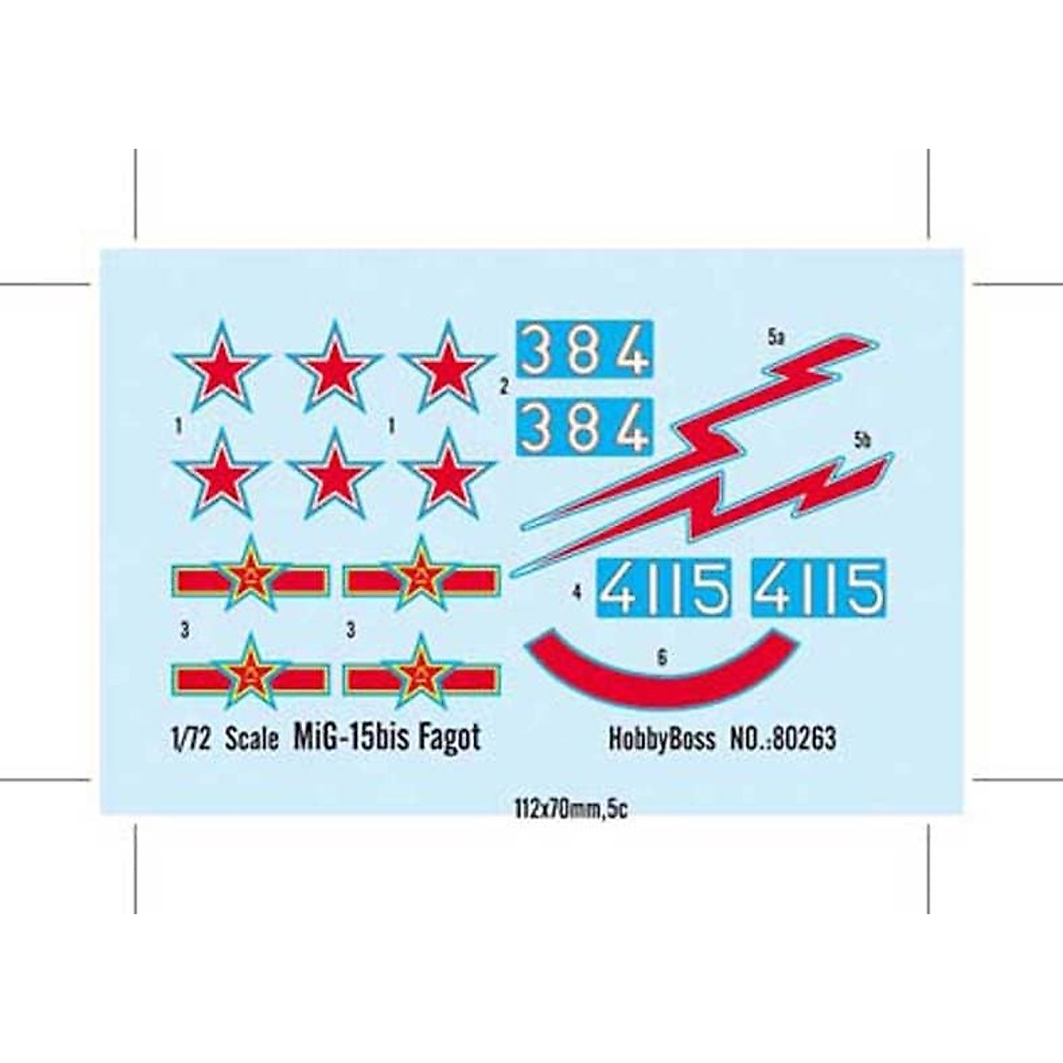 Hobby Boss MiG-15Bis Fagot Airplane Model Building Kit