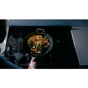 SAVEUR SELECTS NITRI-BLACK Carbon Steel 12-Inch Frying Pan, Induction-ready, Voyage Series