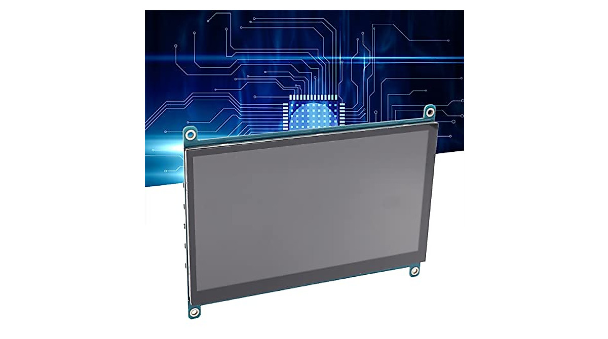 VINGVO PC Monitor, 7 Inch PC Touch Screen High Resolution 5 Point Wide ...